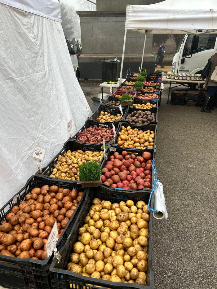 I am not sorry for this post but here are 21 varieties of potatoes ...