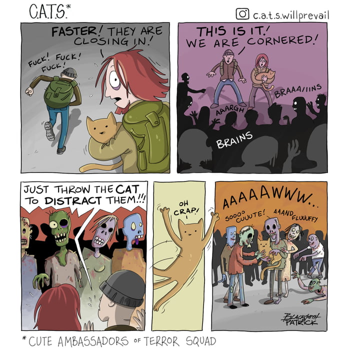 In case of zombies, release the fluff - 9GAG