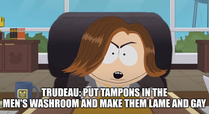 Trudeau is giving out FREE tampons - 9GAG