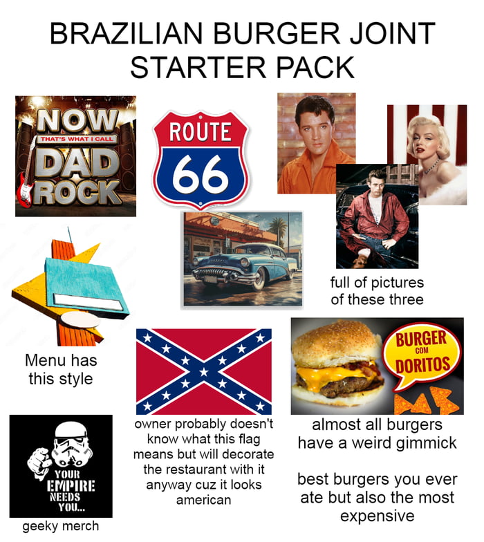 Brazilian Burger Joint Starter Pack - 9GAG