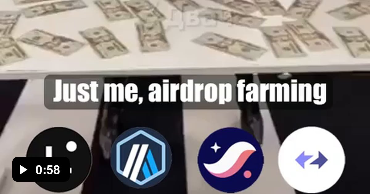 Just me, airdrop farming - 9GAG