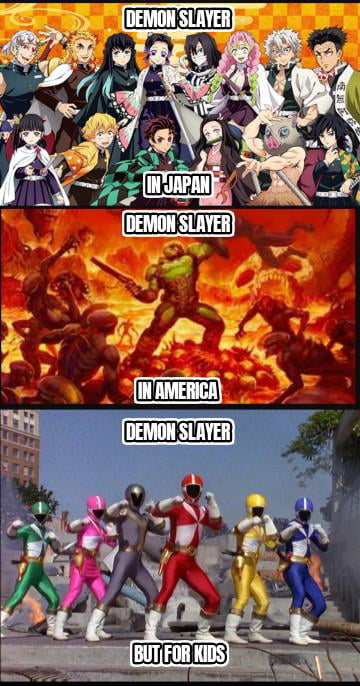 The villains are literally called demons - 9GAG