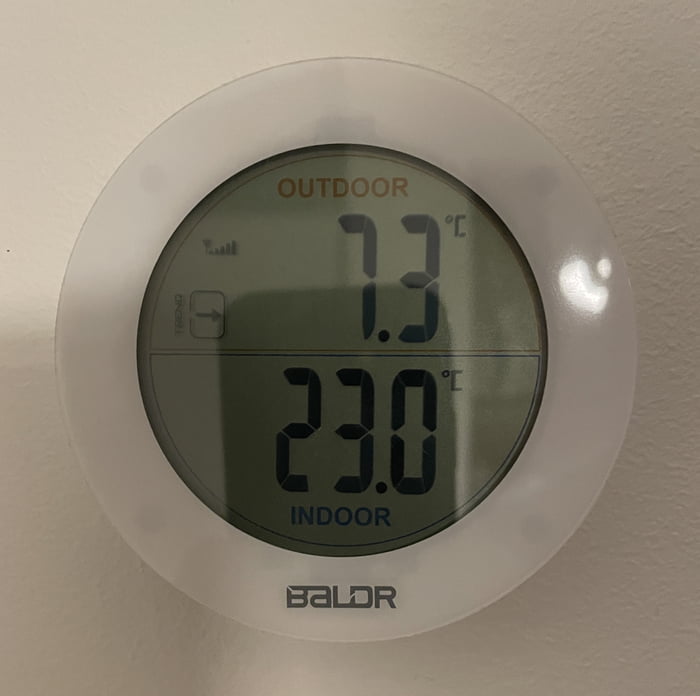 Midnight in Iceland; the indoor weather report: +23 °C (and +7.3 °C outside) - 9GAG