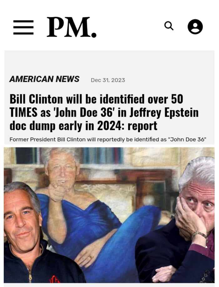 Jon Doe 36 is Bill Clinton - 9GAG