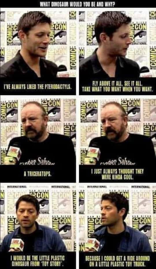 Supernatural dinosaurs - 9GAG