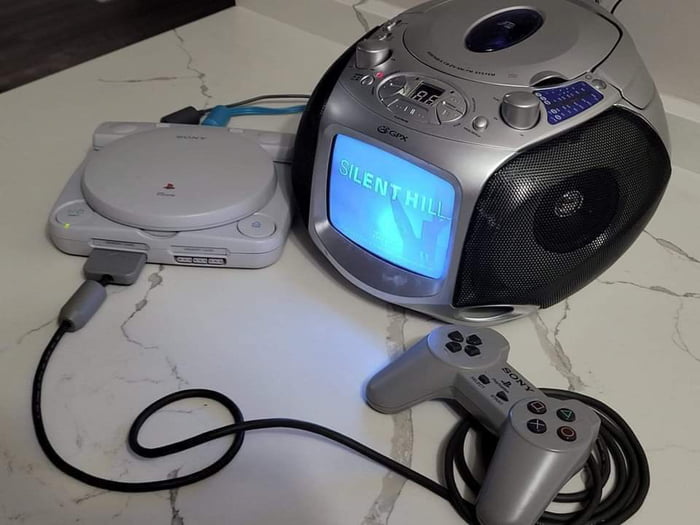 90s poor video game setup - 9GAG