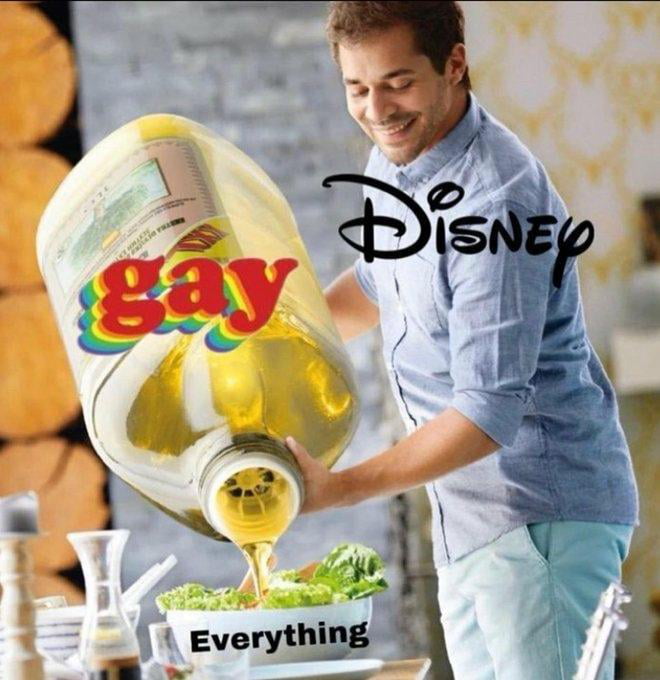 Why not rename it to disngay the gayland featuring mickgay the gay mouse and everything becomes ...