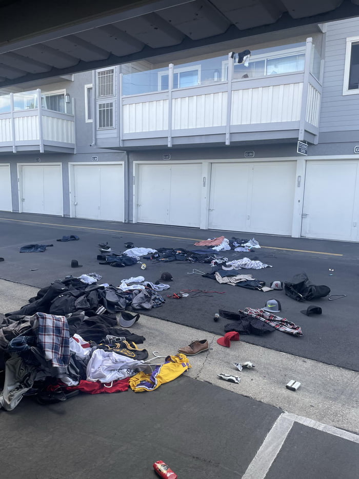 Tossed out of a 3rd floor apartment... - 9GAG