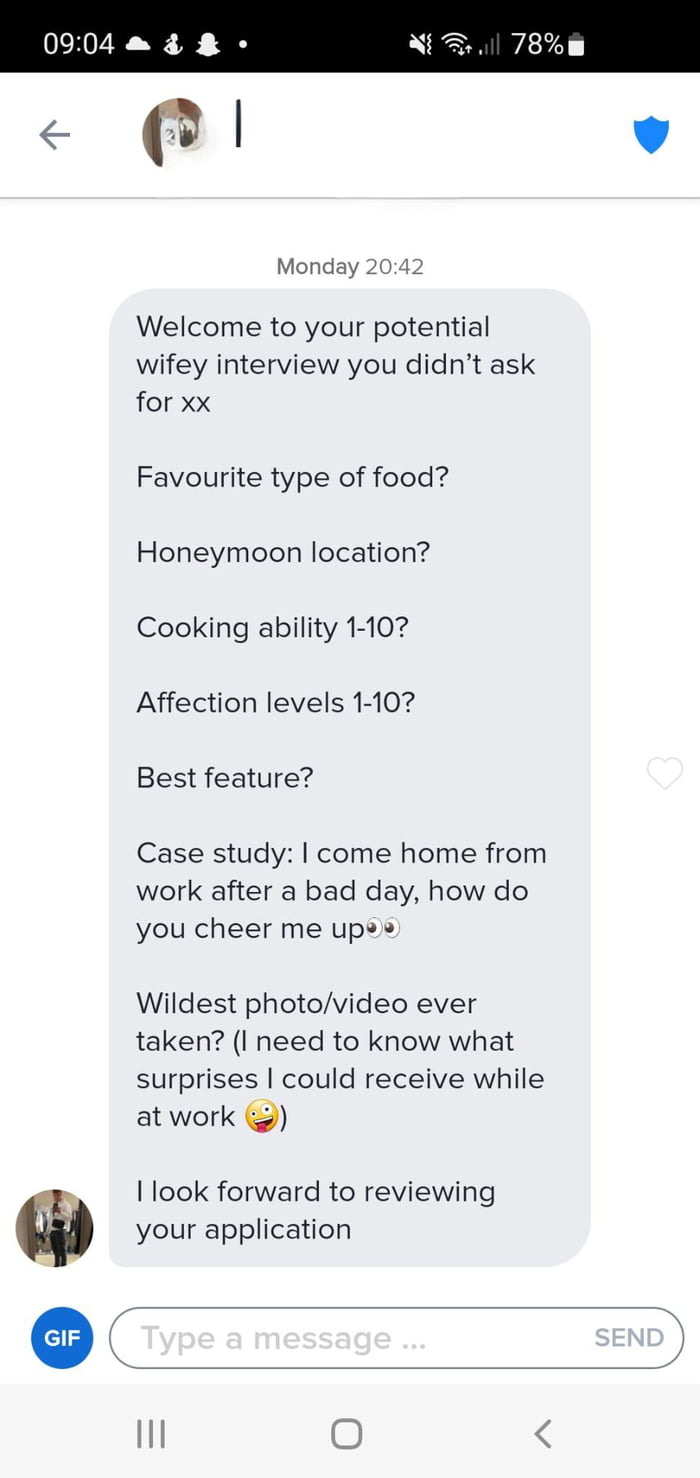 The opener of a mam never touched by a woman. - 9GAG