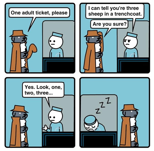 Art of deception - 9GAG