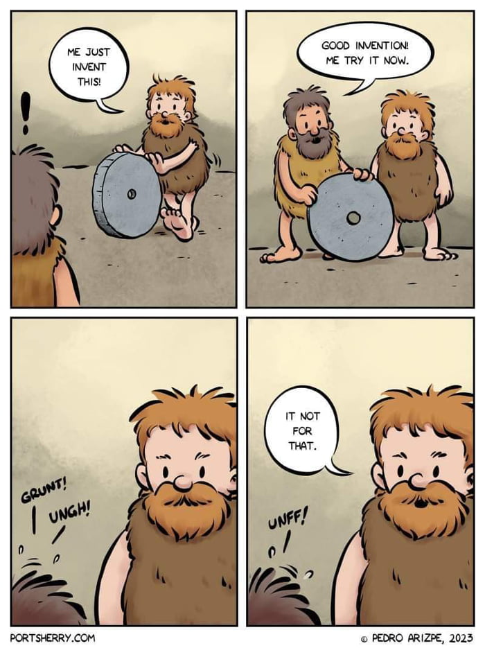 OP invented wheel first hehe - 9GAG