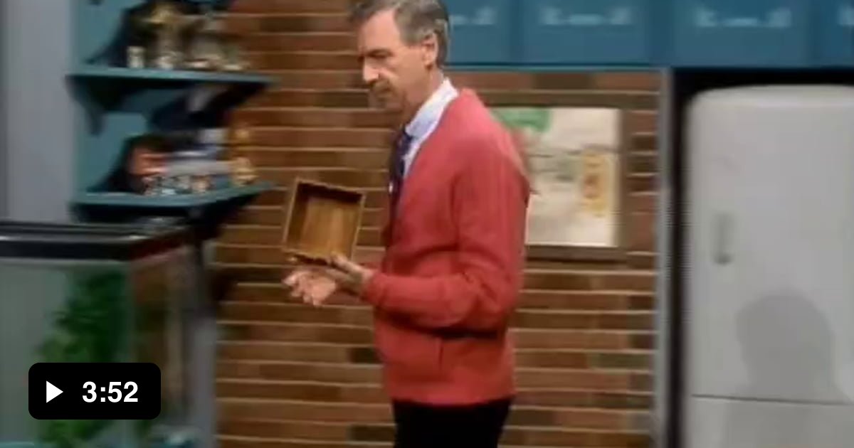 Mister Rogers always wrapped up his show making you feel good about yourself and the day ahead ...