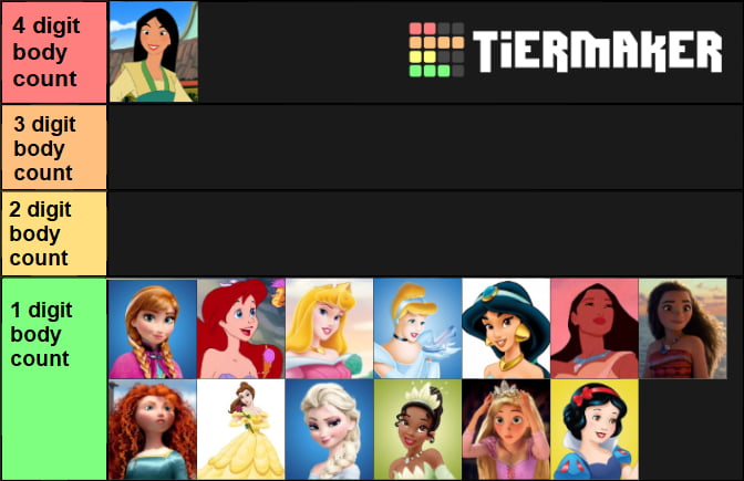 Disney princess body count - 9GAG