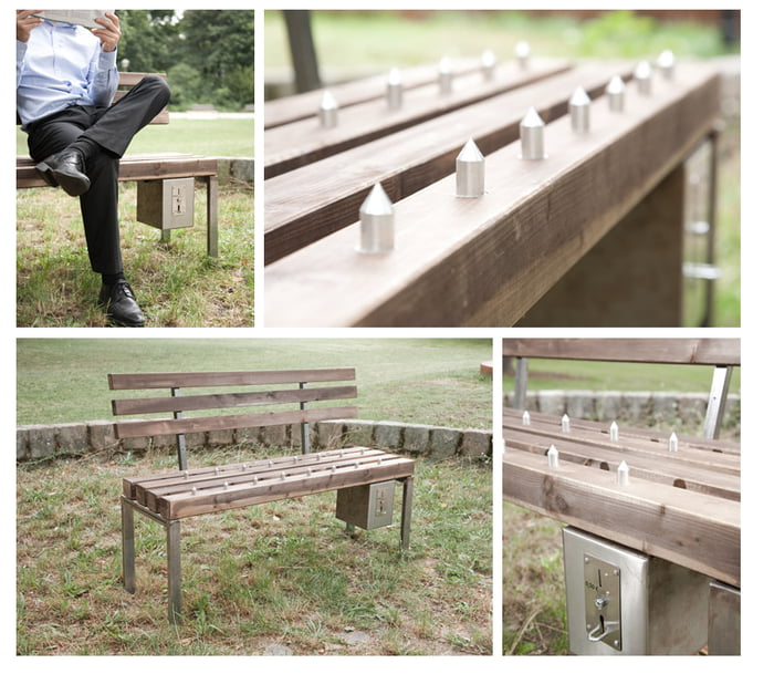 "Pay per use" Park Bench purposed to keep homeless from sleeping in NYC ...