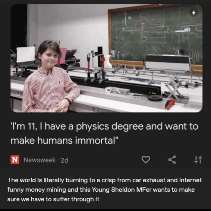 Young Sheldon MFer - 9GAG