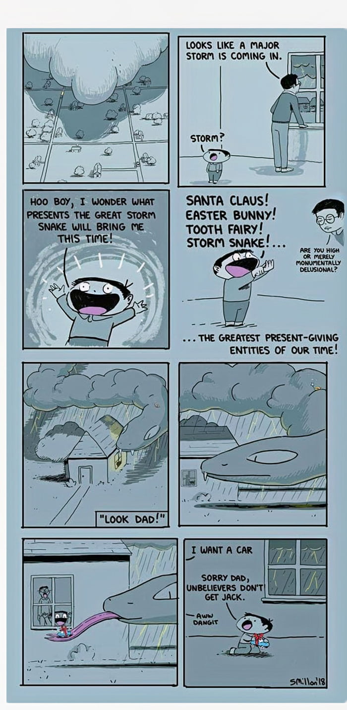 All hail the great Storm Snake - 9GAG