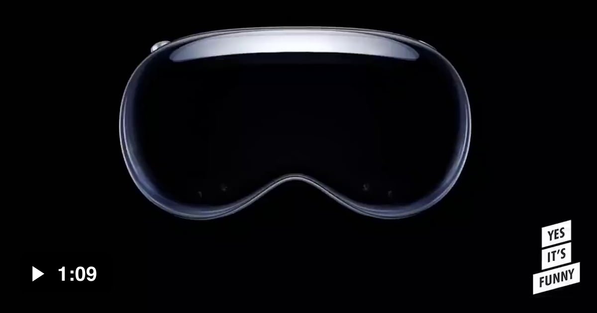 Apple iClutter Pro - an honest commercial (Vision Pro parody) - 9GAG