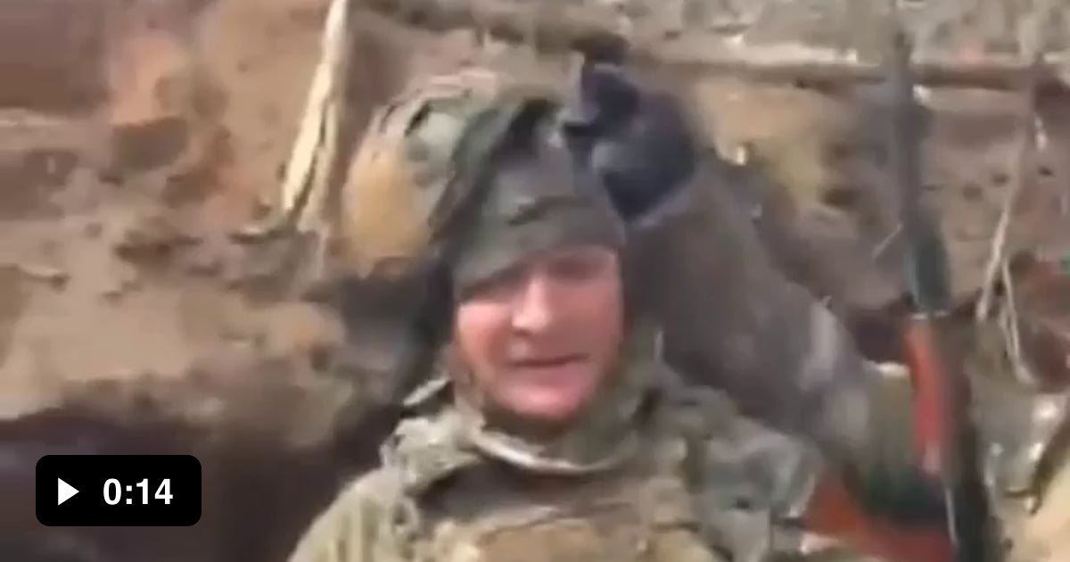 Russian soldier shaken up as uaf captured him, location and date unknown. - 9GAG