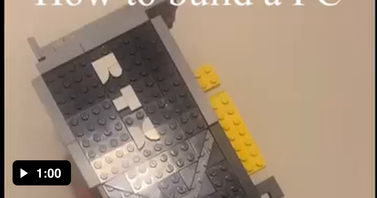 Budget tutorial for building a pc (just don't step on it) - 9GAG