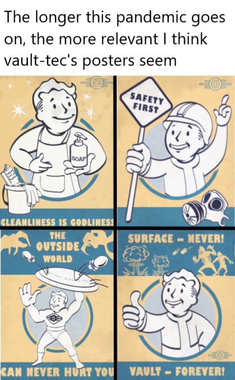 For all the Fallout fans... Vault Tec was right! - 9GAG