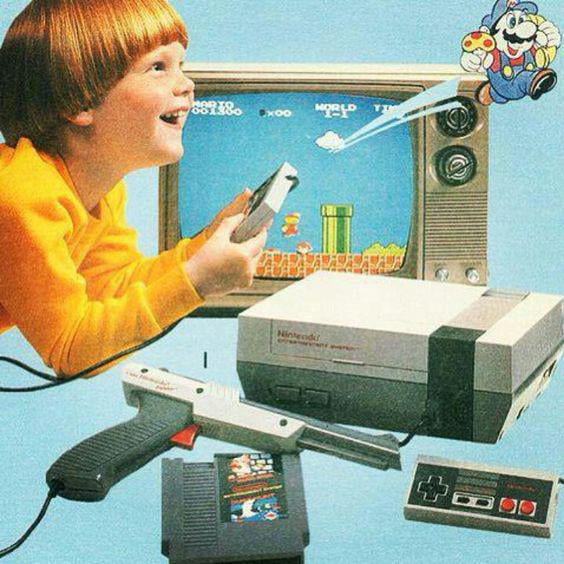 Nintendo (NES) ad from 1984 - 9GAG