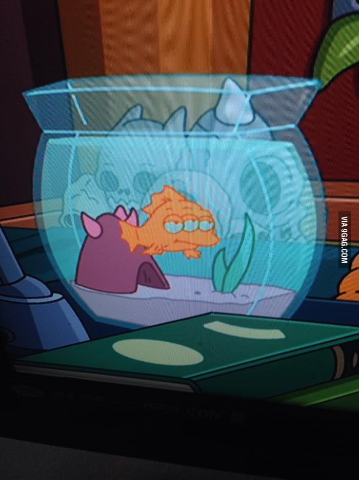 This fish is an Easter Egg in Futurama any guesses for what? - 9GAG