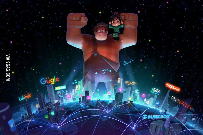 Wreck it Ralph 2 coming soon!! Hmmm.... "Lubhub" - 9GAG