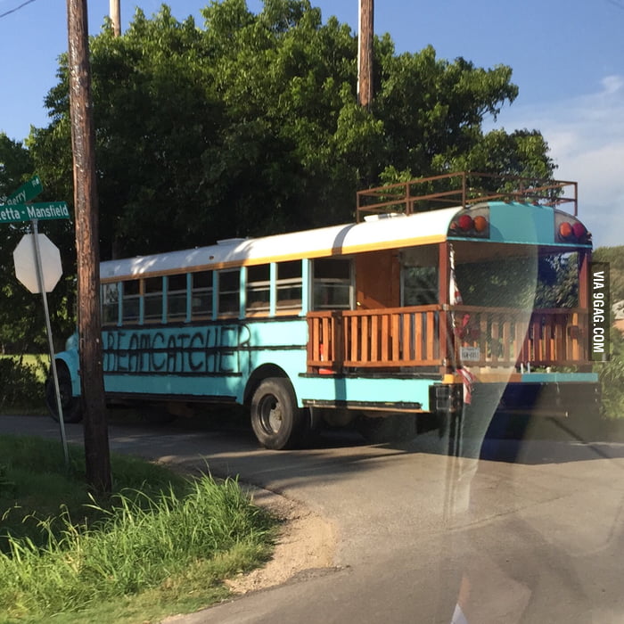Most redneck thing you'll see all day: a school bus modified with a ...
