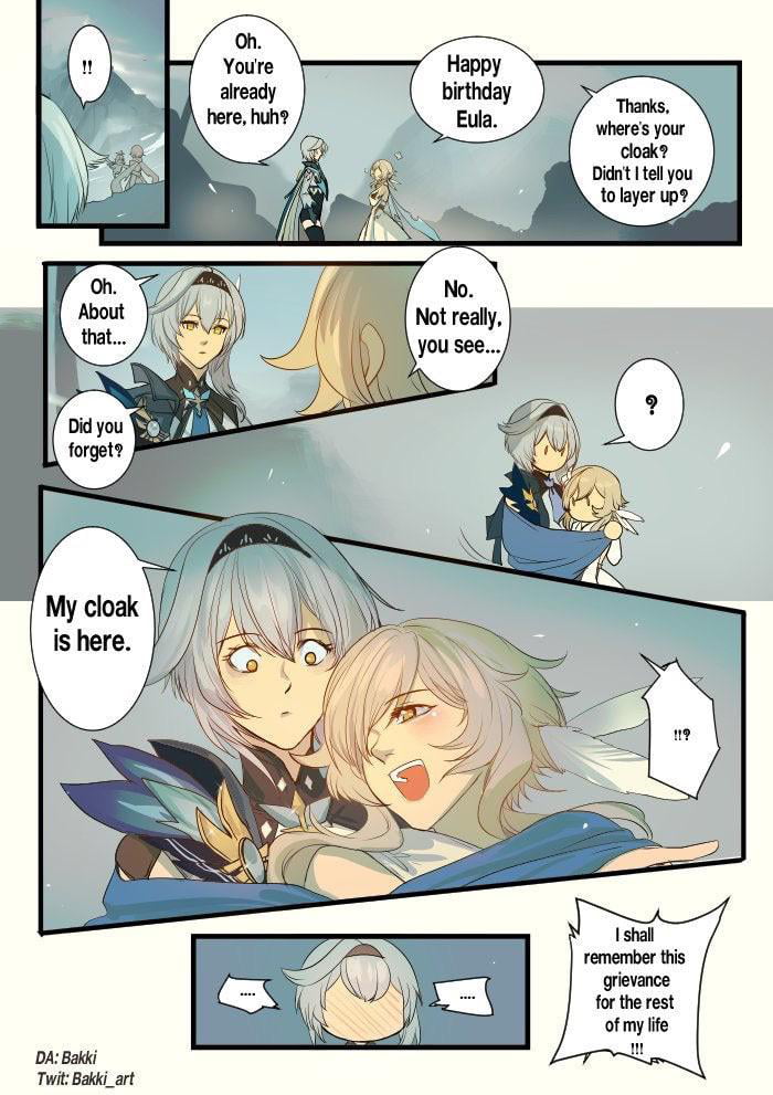 Spending Time Together On Her Birthday (Lumine x Eula) - 9GAG