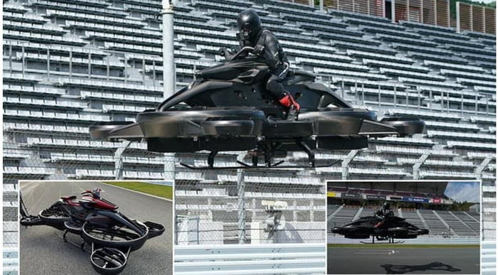 $500,000 Japanese Hoverbike which can fly for 40 mins at 100kmph is now ...