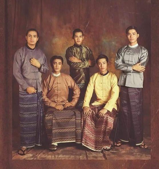 Burmese (current Myanmar) men in traditional clothing, 1950s - 1970s - 9GAG