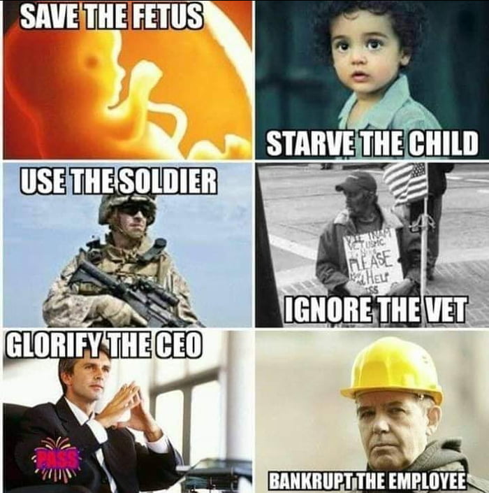 Kill the soldier for oil profits. - 9GAG