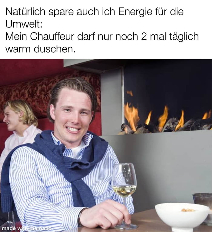 Ich lasse ja auch nur mit Wasser kochen wie der kleine Mann. - 9GAG