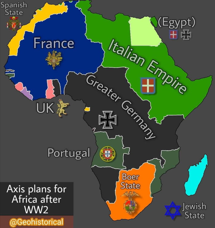 How would Africa look like today if the Axis had won - 9GAG