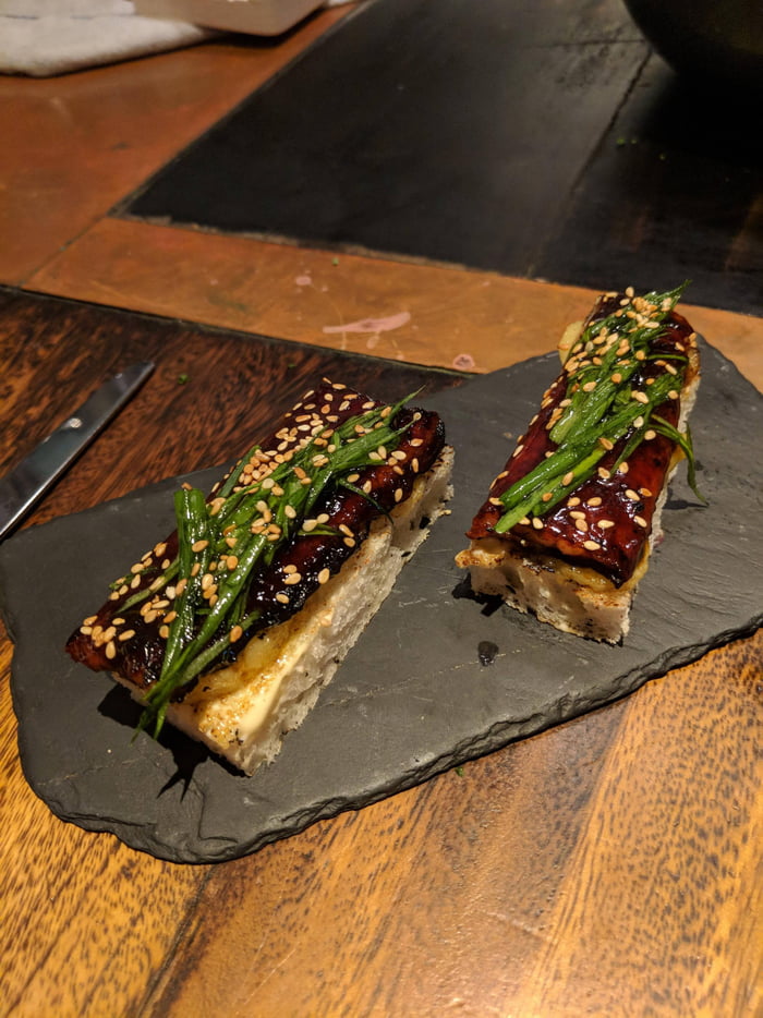Unagi & Bone Marrow on Toast - 9GAG