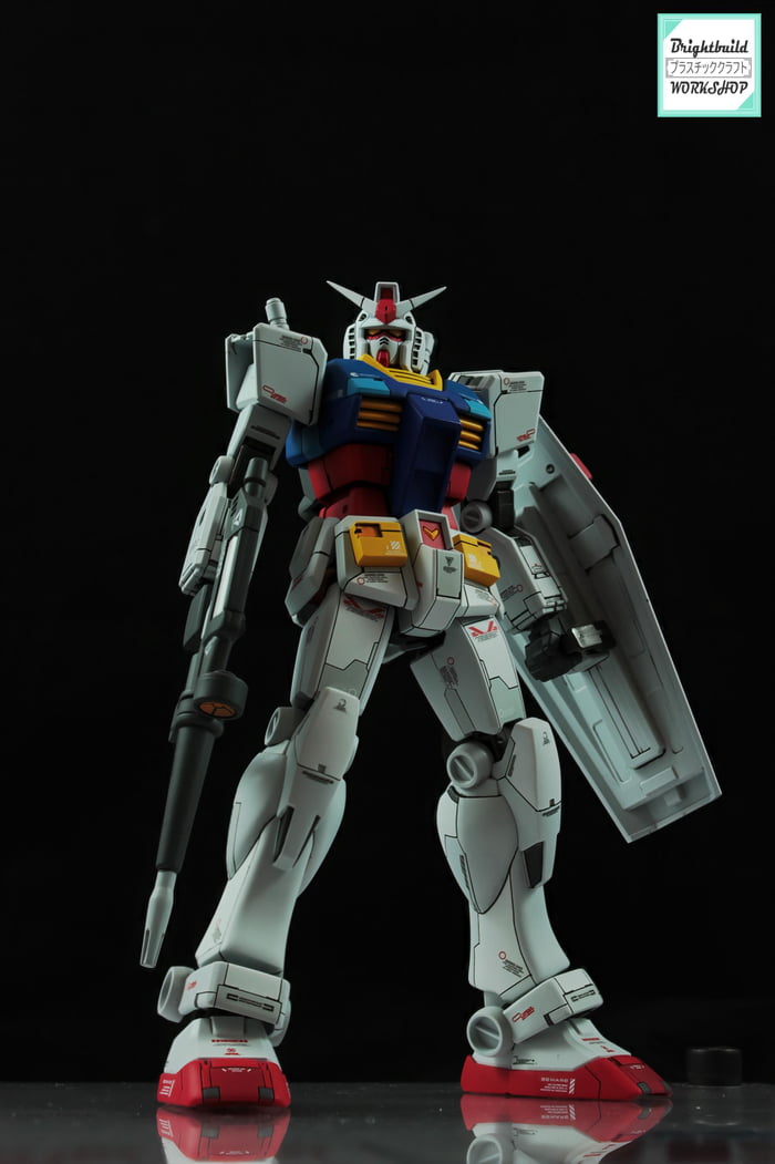 Entry Grade RX-78-2 Custom completed - 9GAG