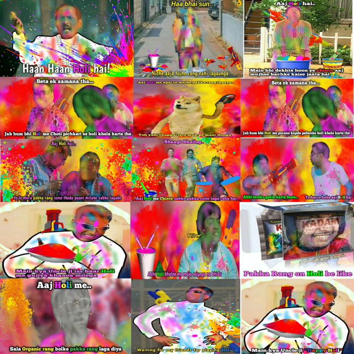 Holi meme Collection. - 9GAG