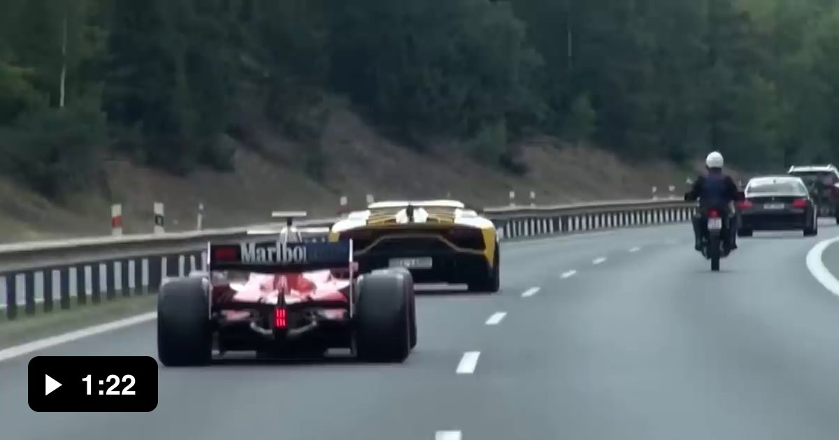 Formula Car on a Public Highway in the Czech Republic - 9GAG