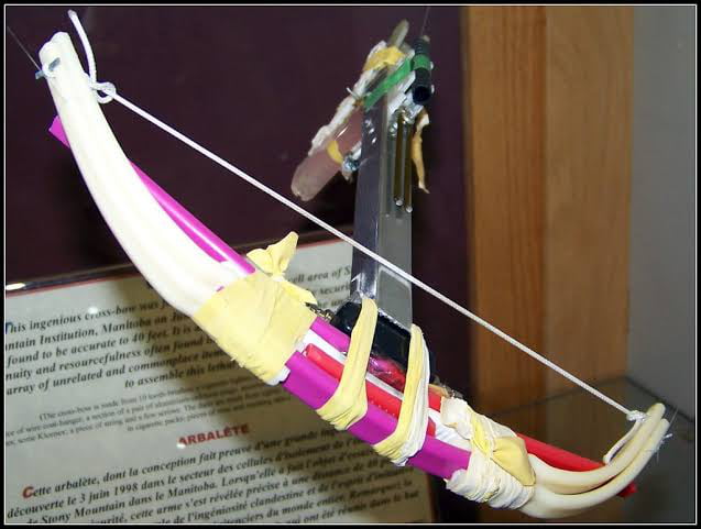 Prison made crossbow built from toothbrushes with accuracy up to 40 ...