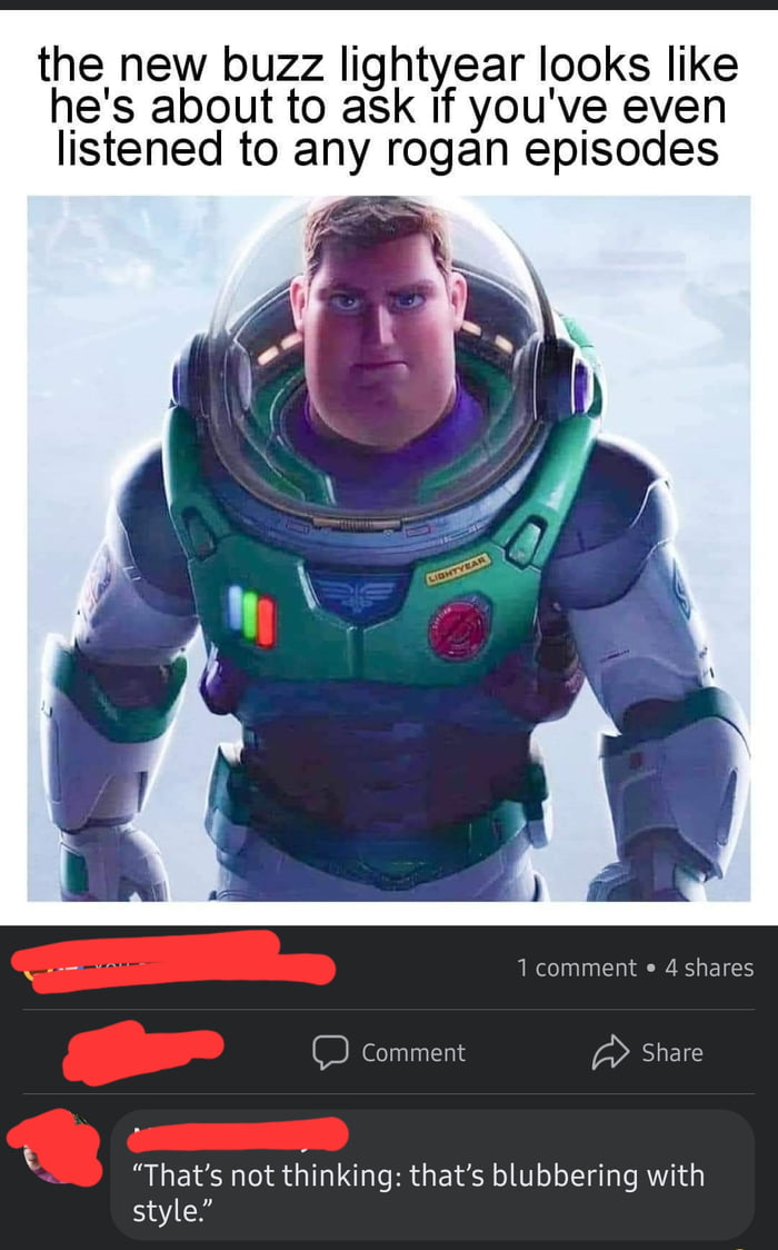 On a post about the new buzz lightyear - 9GAG