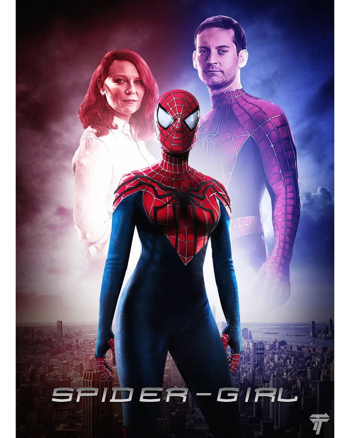 Spider-Girl movie poster concept by artoftimetravel on Instagram - 9GAG