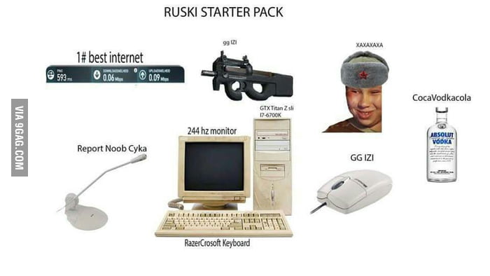 Russian CS:GO starter pack - 9GAG