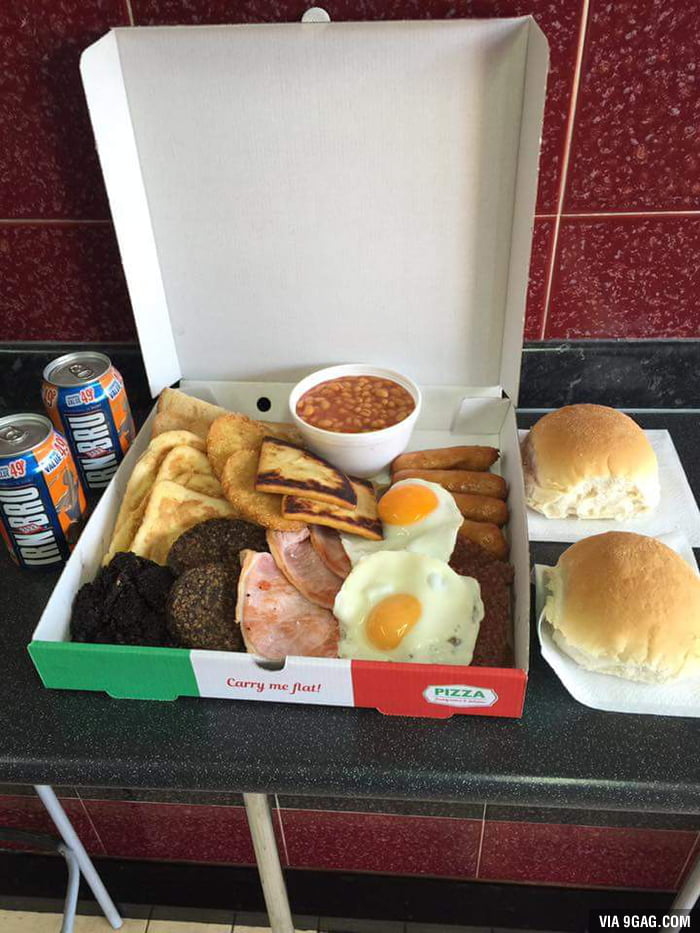 Scottish Munchie Box Breakfast - 9GAG