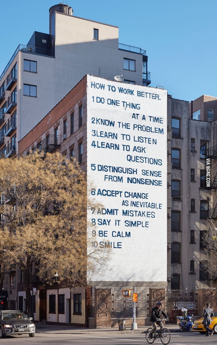 How to work - 9GAG
