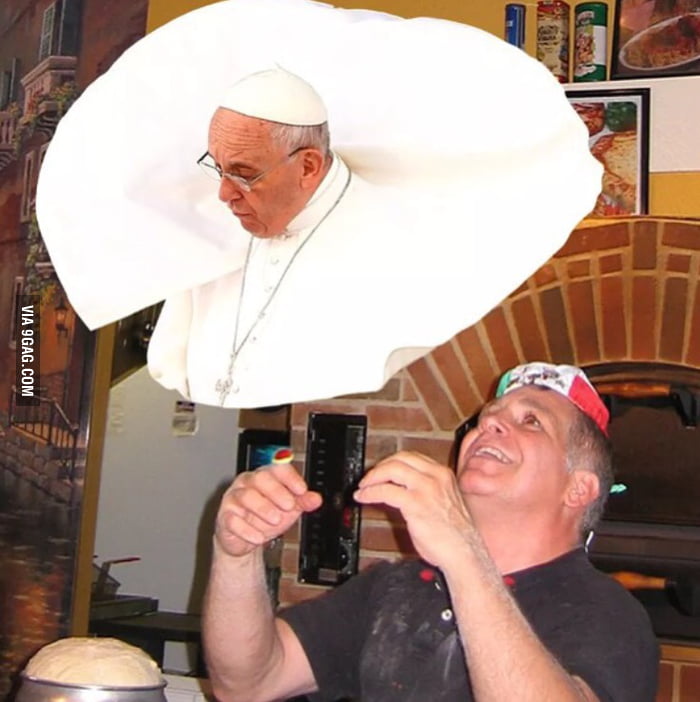 Pope Pizza - 9GAG