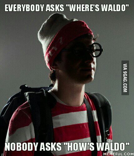 Sad Waldo - 9GAG