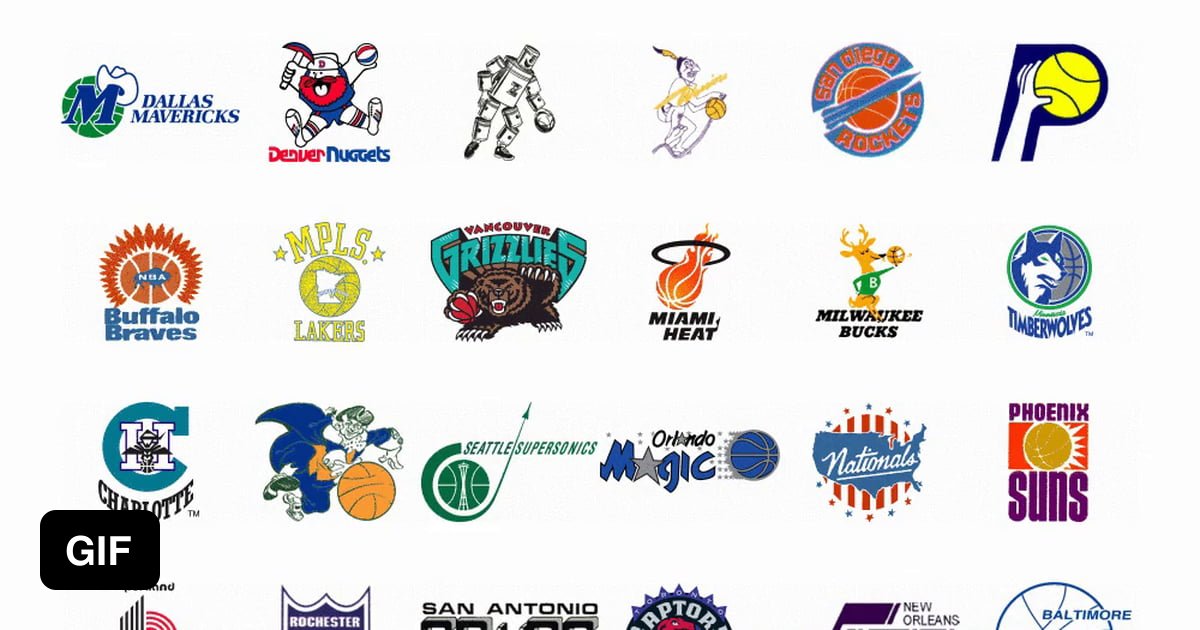 The Evolution of Each NBA Team's Logo - 9GAG