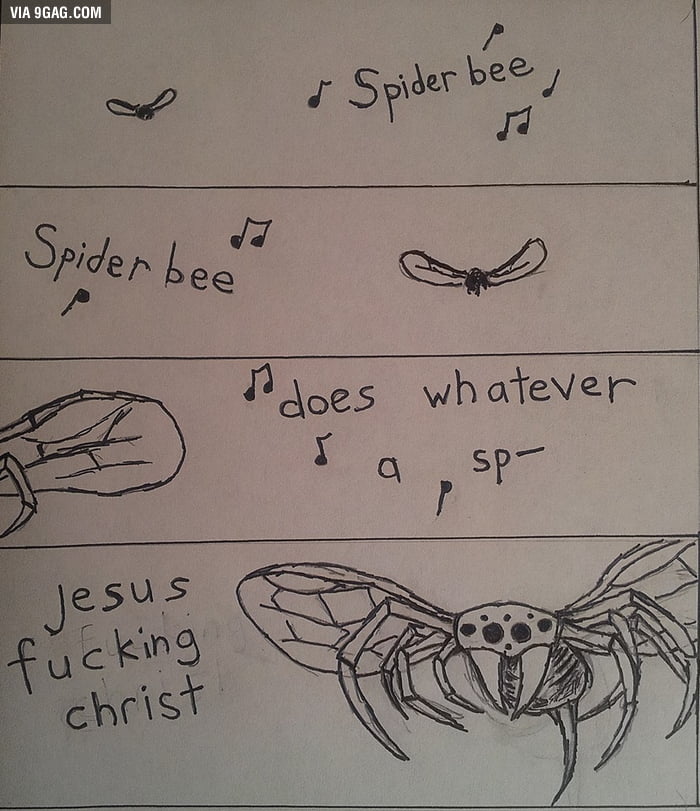 Spider bee - 9GAG