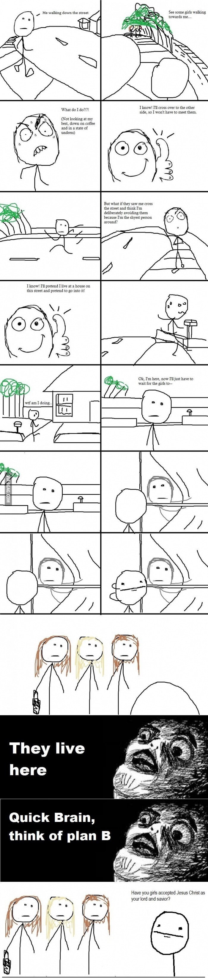 Le rage comic - 9GAG