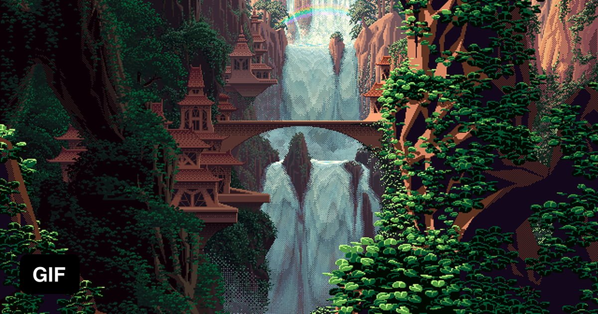 8-bit Waterfall - 9GAG